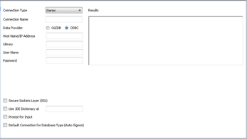 Add a New Connection – Reporting for Oracle