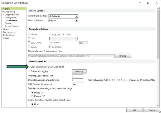 Spreadsheet Server Setup for Platform – Reporting for Oracle