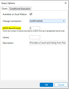 GEXD Limit – Reporting for Oracle