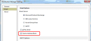 Cache Address Book – Reporting for Oracle