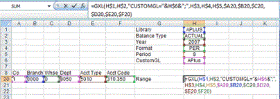 Designer GL GXL – Reporting for Oracle