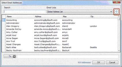 Cache Address Book – Reporting for Oracle
