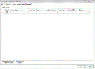 Custom Table Loads – Reporting for Oracle