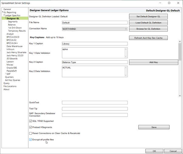 Profile Encryption and Decryption – Reporting for Oracle