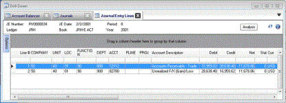 Drill Down to Journal Entry Lines – Reporting for Oracle