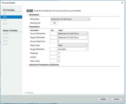 Create or Maintain GL Formulas – Reporting for Oracle