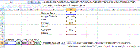 Infinium GXL – Reporting for Oracle