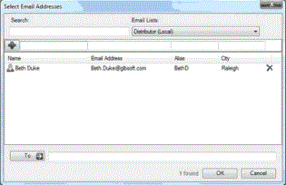 Local Address List – Reporting for Oracle