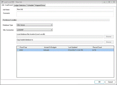 Load Local Infinium – Reporting for Oracle