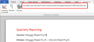 Preview Narrative Reporting Results – Reporting for Oracle