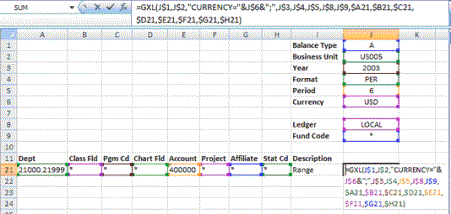 PeopleSoft GXL – Reporting for Oracle