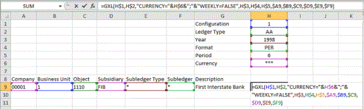 JD Edwards GXL – Reporting for Oracle