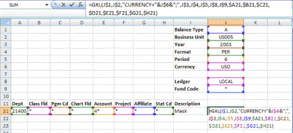 PeopleSoft GXL – Reporting for Oracle