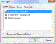 SAP Sign In – Reporting for Oracle